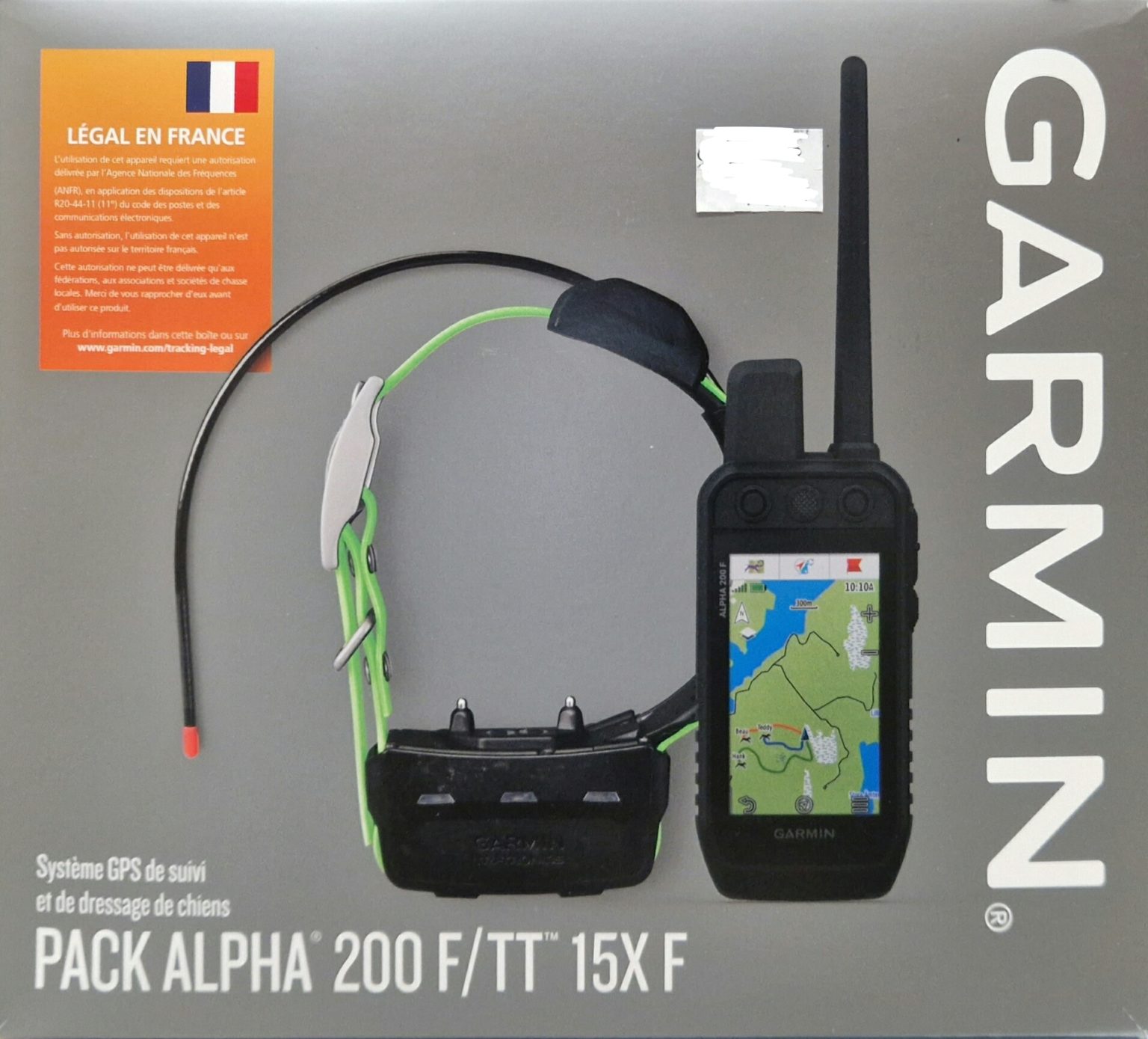 Pack GPS Garmin ALPHA 200 + TT15X Version F – Armurerie Safari