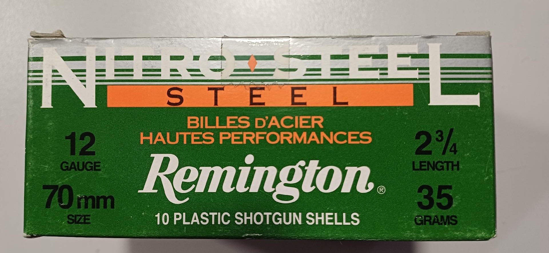 REMINGTON NITRO STEEL 12/70 35GR GIBIER d’eau – Armurerie Safari