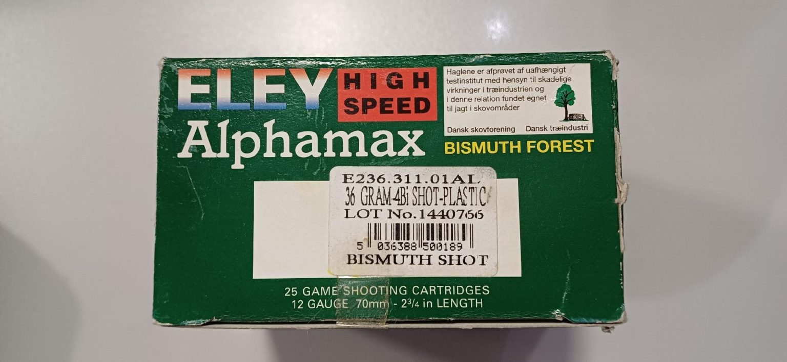 ELEY ALPHAMAX CARTOUCHES BISMUTH FOREST 12/70/36gr high speed – Armurerie Safari