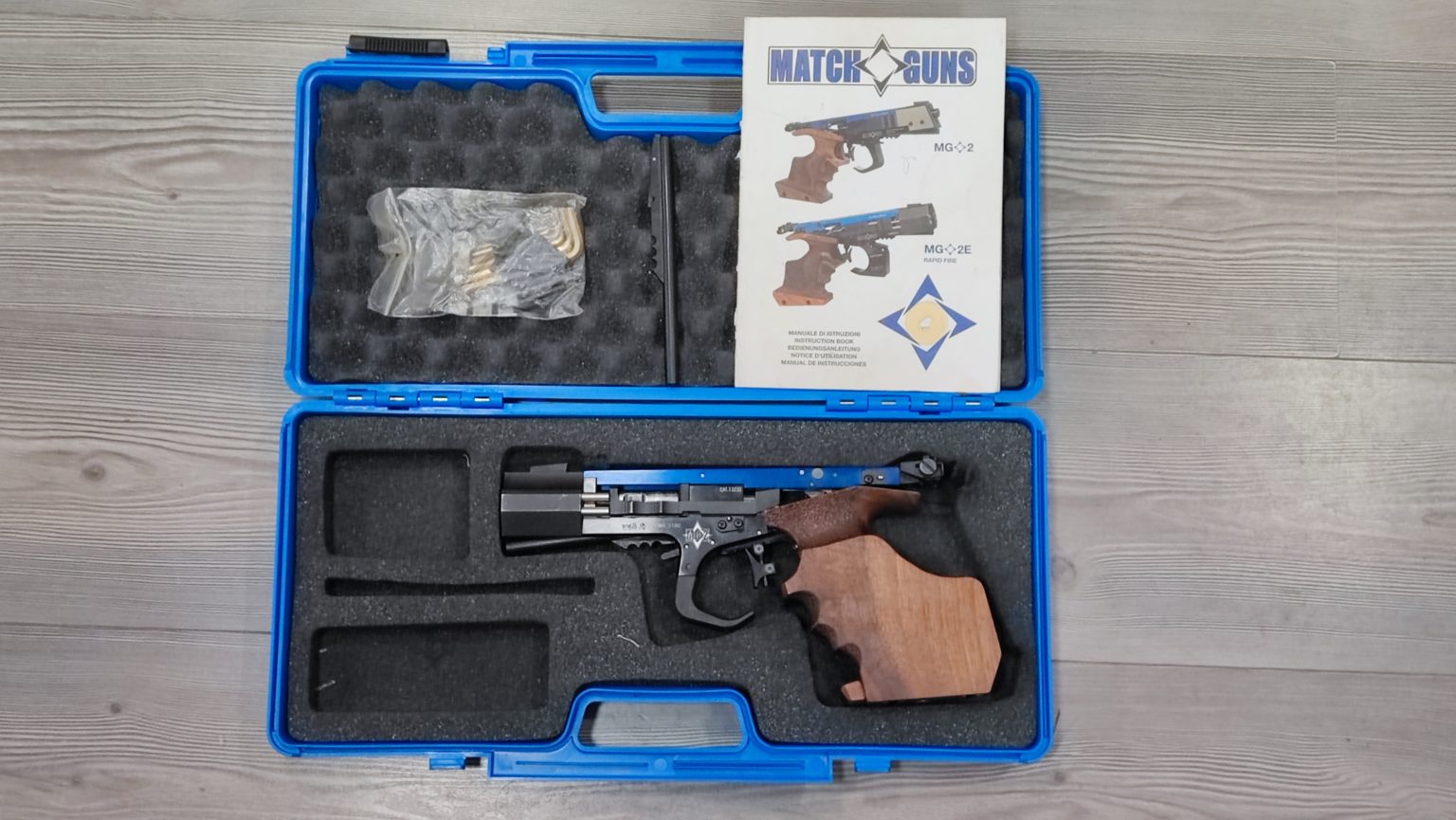 PISTOLET MATCH GUN MG2 RAPID FIRE CAL.22LR – Armurerie Safari